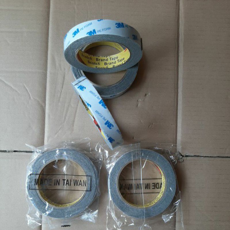 Jual Lem dobel tip Lem double tape Lem bolak balik Lem 3m putih ...