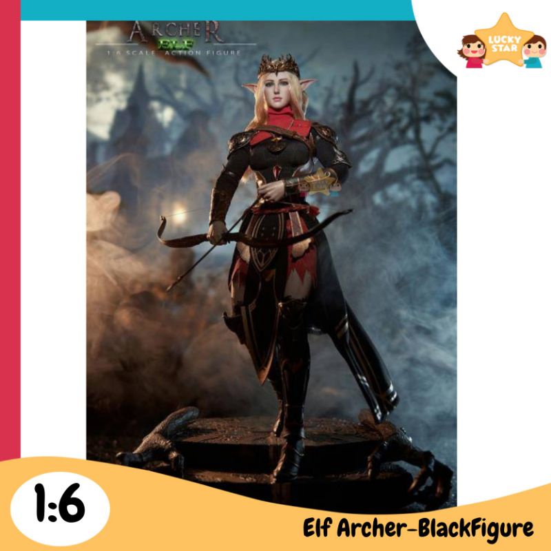 Jual Action Figure TBLeague Phicen Elf Archer Black Version PL2021-175A ...