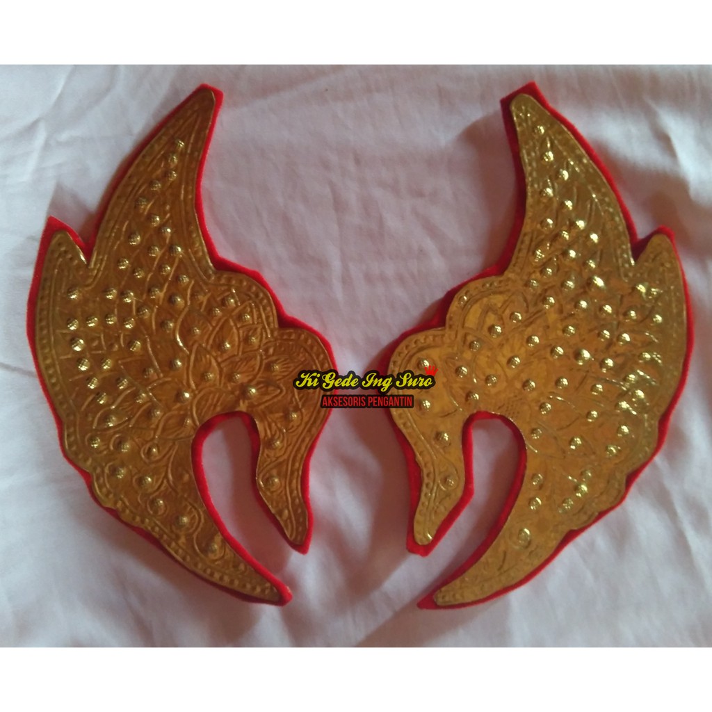 Jual Sumping Tari/Sumping Telinga Gold/ Aksesoris Tari Yogyakarta Bali ...