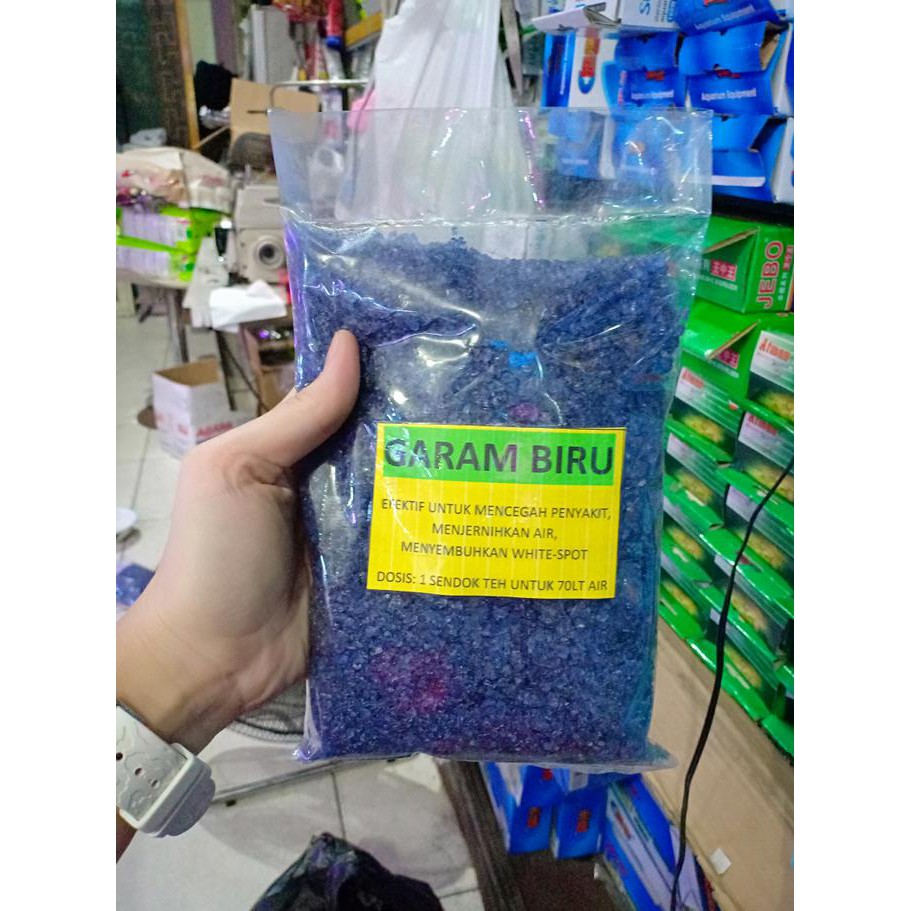 Jual GARAM BIRU 1 KG / BLUE SALT / AQUARIUM / IKAN HIAS | Shopee Indonesia