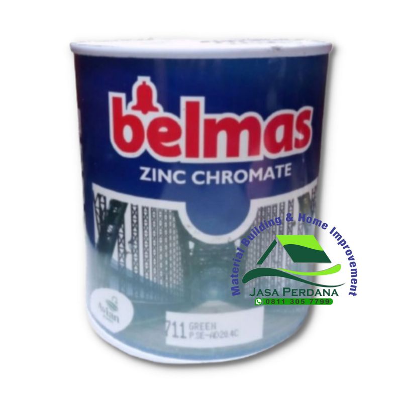 Jual Belmas Zinc Chromate Belmas Cat Dasar Besi Anti Karat 1 Kg ...