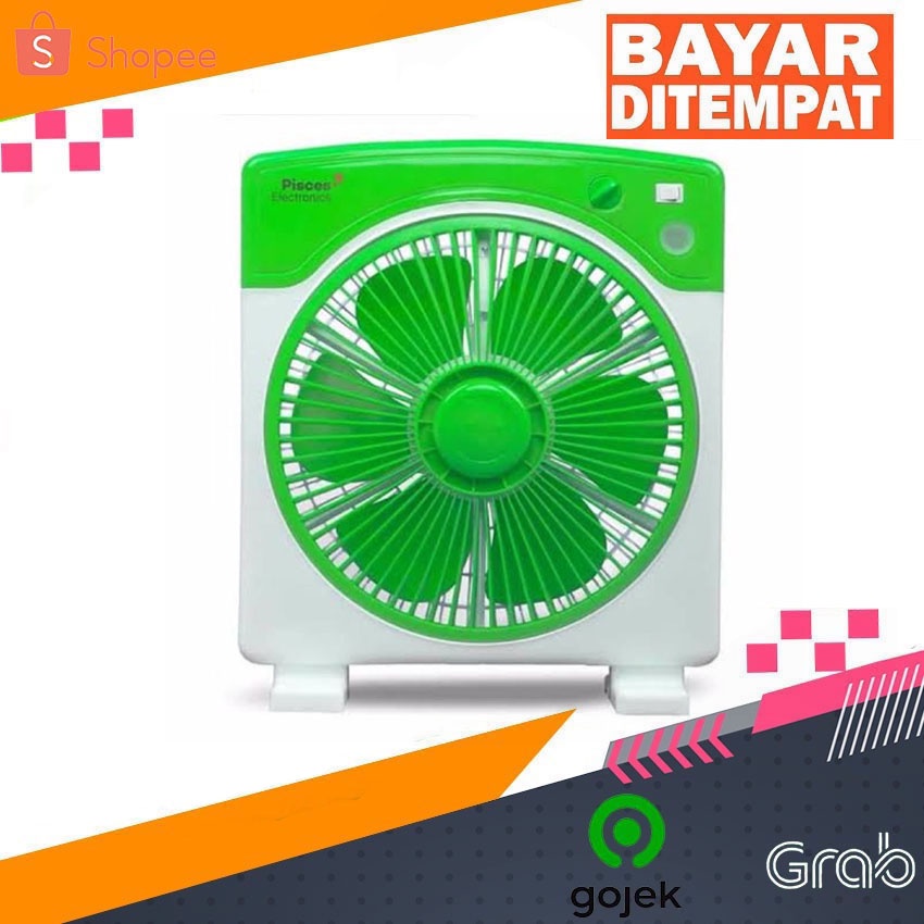 Jual Kipas Angin Meja Box Fan Kipas Kotak 12 Inch Pisces BF121L Pake ...