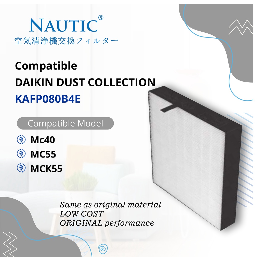 Jual NAUTIC - Replacment Daikin DUST COLLECTION KAFP080B4 HEPA FILTER ...