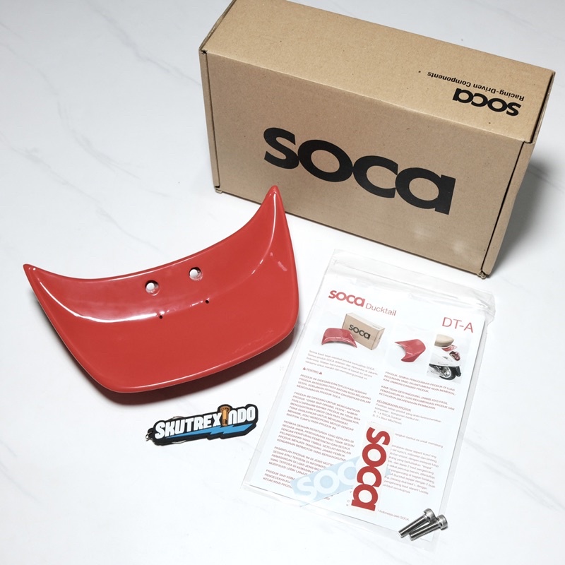 Jual Ducktail SOCA Red Vespa Sprint Primavera | Shopee Indonesia