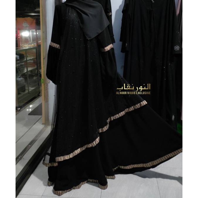 Jual ABAYA TILE abaya viral abaya saudi lokal gamis syari alnoor niqob ...