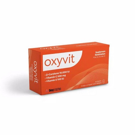 Jual Oxyvit Vitamin C Vitamin E dan Vitamin A BOX 30 Kaplet | Oxyvit ...
