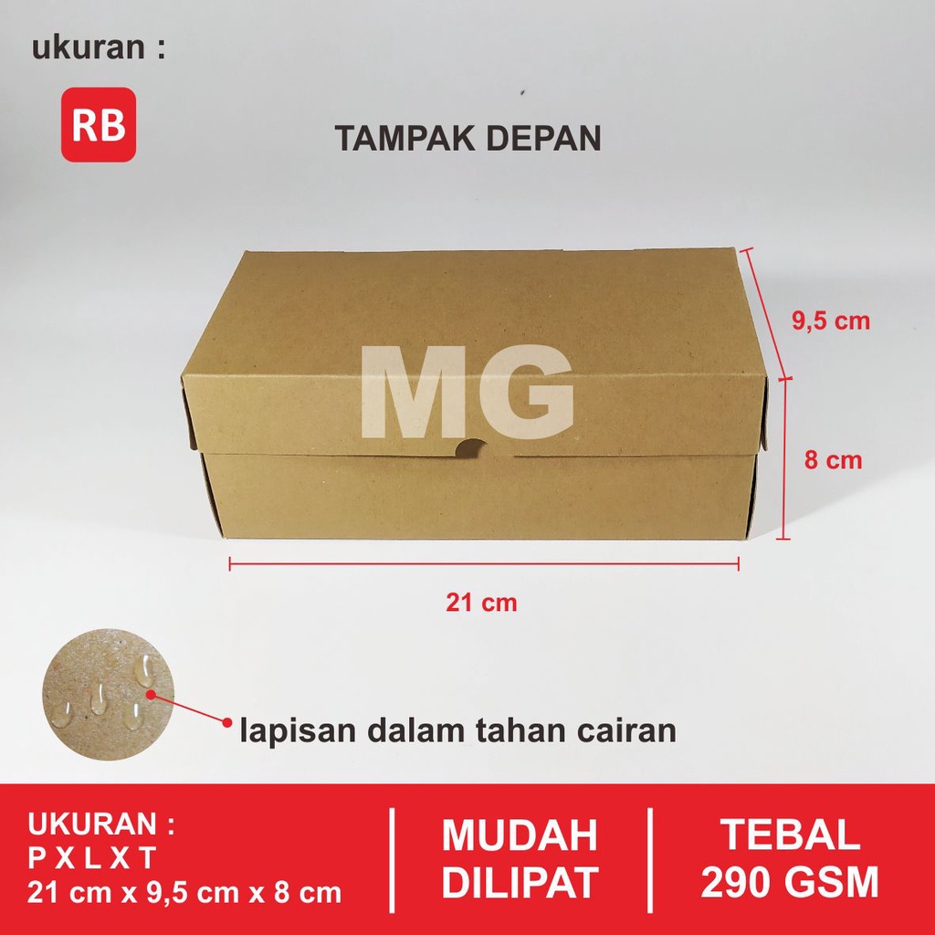 Jual dus roti bakar bahan kraft / dus roti bakar bahan kraft / dus ...