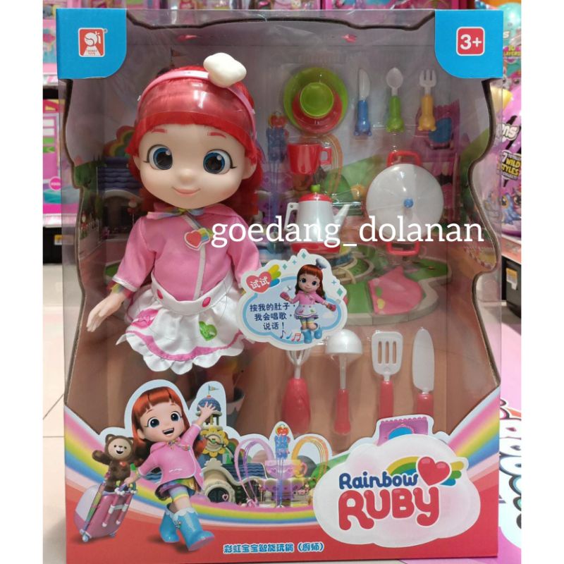 Jual Rainbow Ruby Chef Doll Playset | Shopee Indonesia