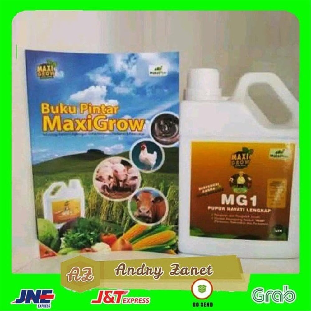 Jual Langsung Order maxi grow pupuk hayati lengkap maxigrow MG1 1 liter original Limited ...