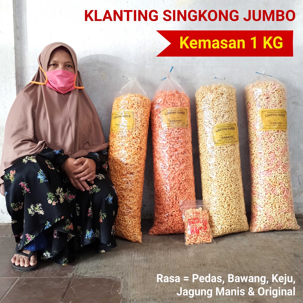 Jual LANTING SINGKONG | KLANTING SINGKONG JUMBO Kemasan 1 KG Rasa ...