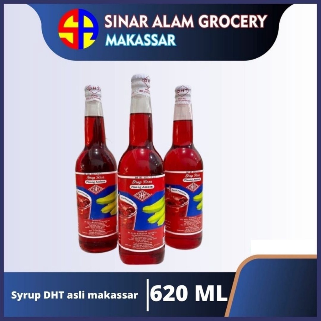 Jual Syrup DHT asli makassar 620ml pisang ambon/pisang ijo | Shopee ...