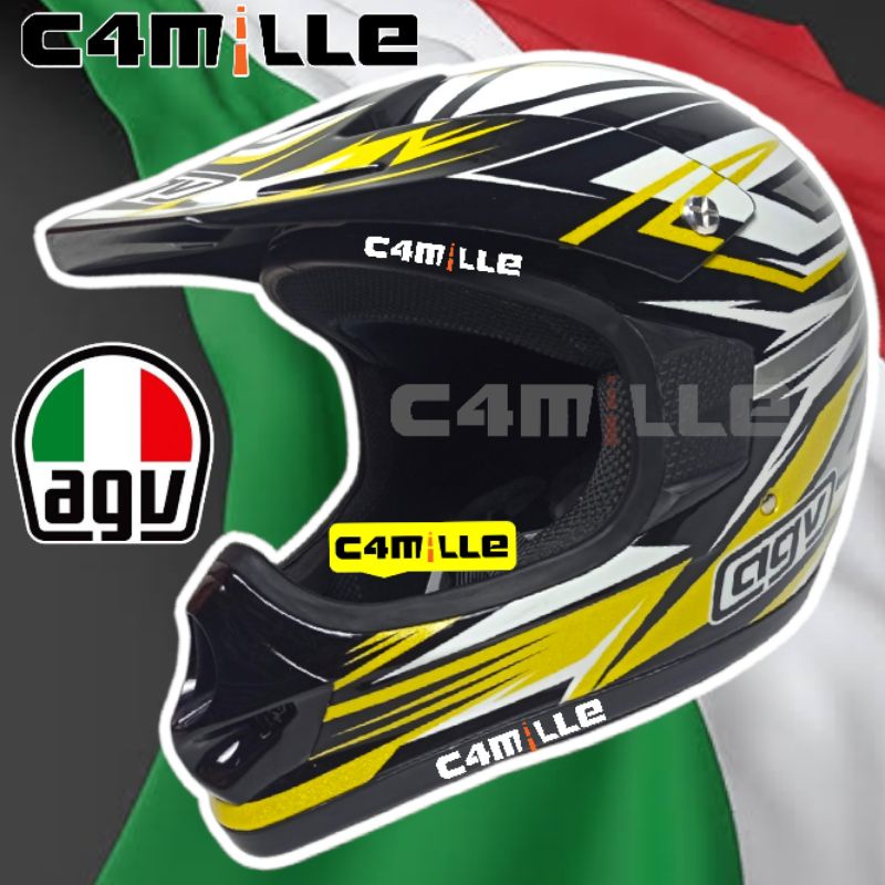 Jual HELM AGV RC5 PRO E2205 MULTI BLACK YELLOW FULL FACE TRAIL CROSS ...
