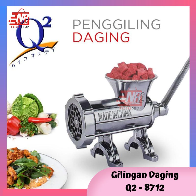 Jual Penggiling Daging Q2 8712 / Gilingan Daging Besi / Gilingan Daging ...