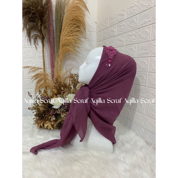 Jual Hijab Segi Empat Bunga/segi empat bando bunga/S4 bella square ...