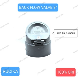 Jual RUCIKA BACK FLOW VALVE 3" dan 4 "/ ANTI TIKUS MASUK pipa pvc ...