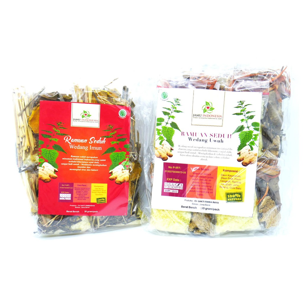 Jual MINUMAN TRADISIONAL WEDANG REMPAH SEDUH LOVE JAMU (Uwuh - Imun ...