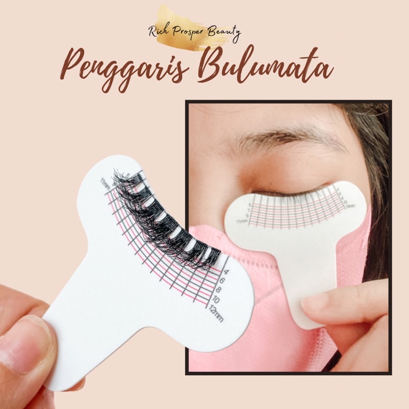 Jual Penggaris Bulu Mata – Eyelash Ruler untuk Cek Pertumbuhan | Alat Ukur Bulu Mata Akurat ...