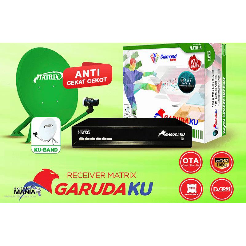 Jual Receiver Parabola Matrix Garuda Ku HARGA SPESIAL | Shopee Indonesia