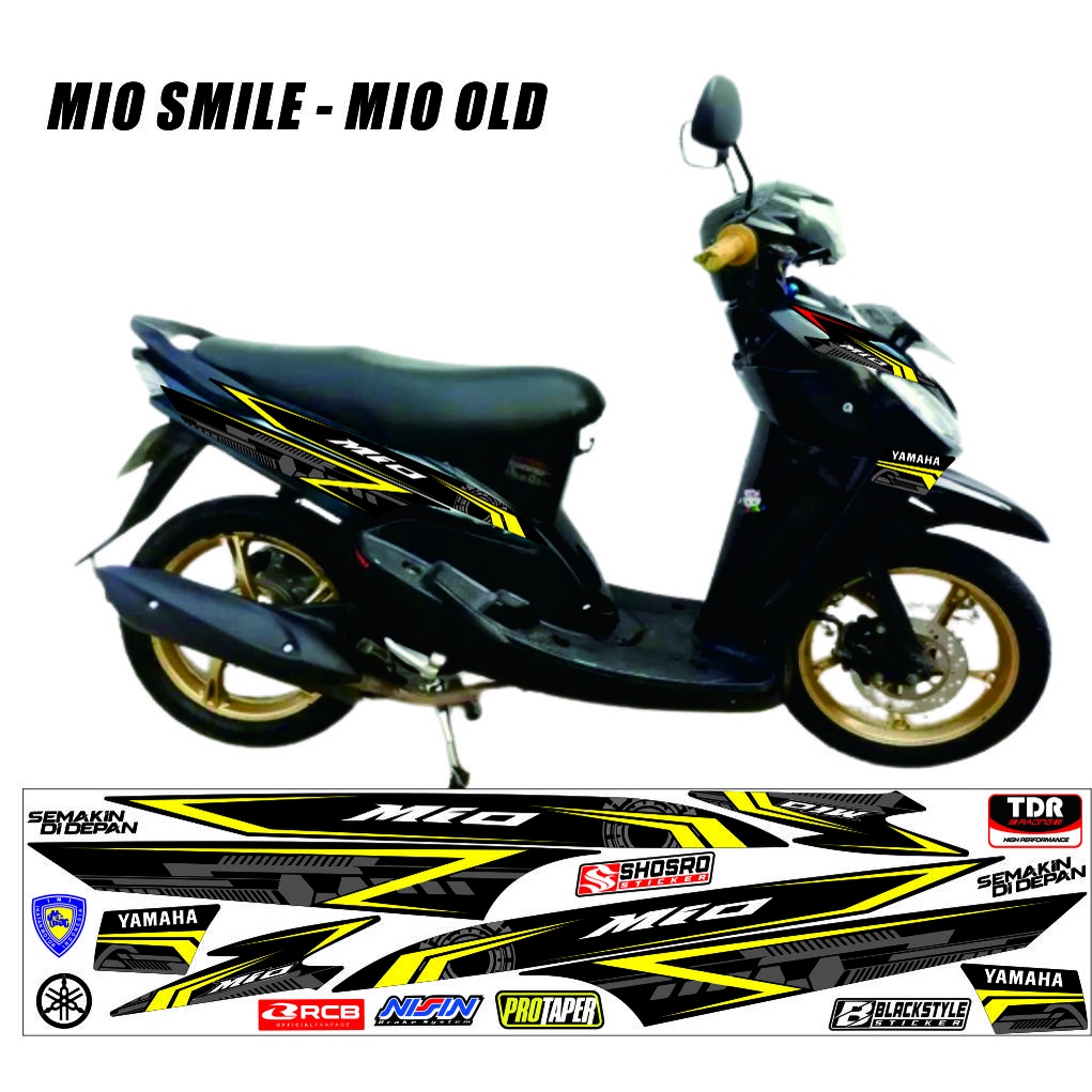 Jual LIS VARIASI ART CUSTOM VARIASI MIO OLD/MIO SMILE STRIPING CUSTOM ...