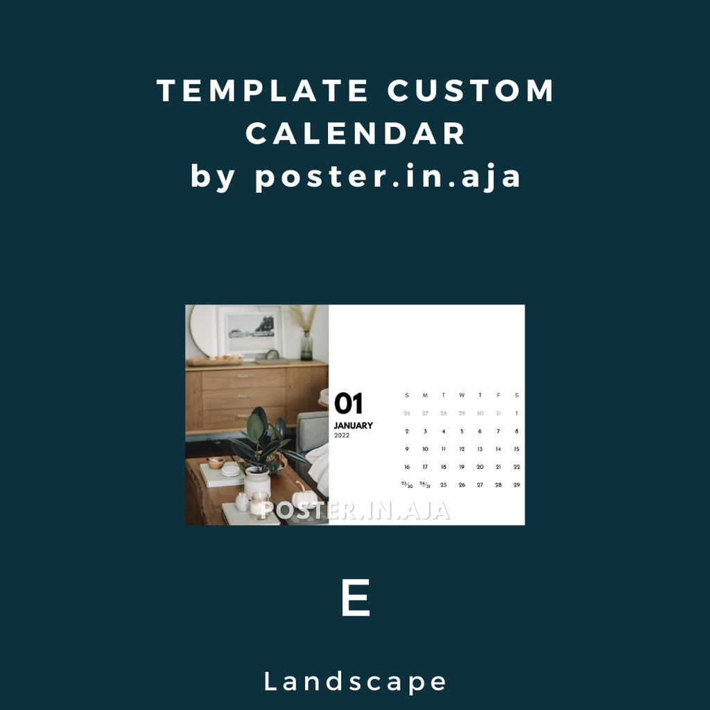 Jual Custom Calendar 2023 Potrait Landscape Kalender Kalendar Kustom ...