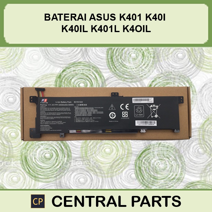 Jual BATERAI ASUS K40IL K401 K40I K401L K4OIL B31N1424 INTERNAL | Shopee Indonesia
