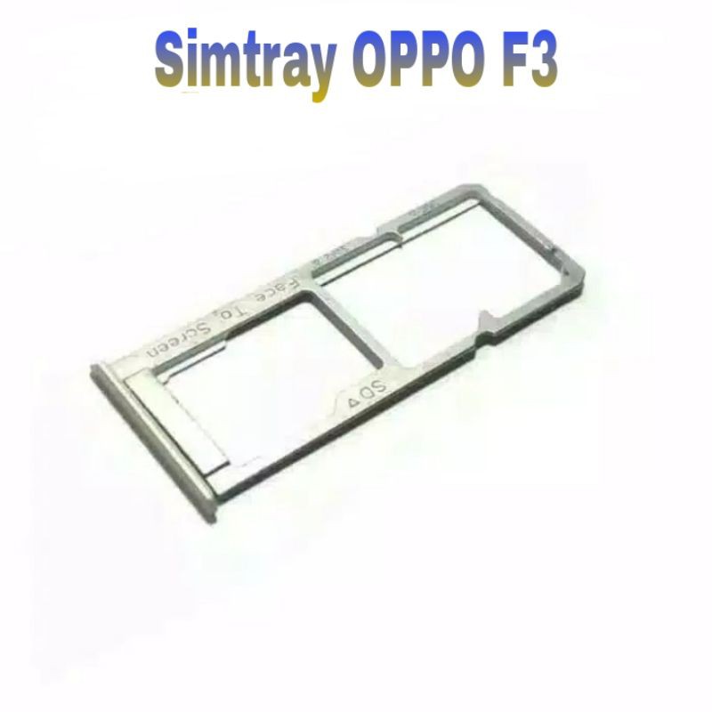 Jual Simtray Oppo F3 Slot Card Simslot Simlock Simcard Sim tray ...