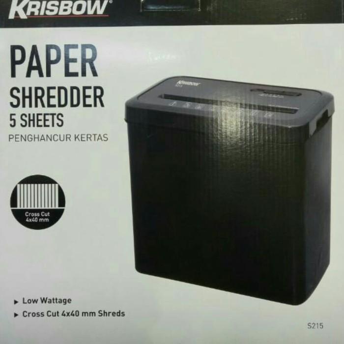 Jual MESIN PENGHANCUR KERTAS S302 KRISBOW PAPER SHREDDER | Shopee Indonesia