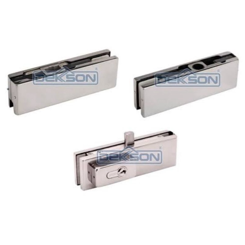 Jual Paket Set Patch Fitting Jepitan Pintu Kaca Dekkson Dekson PT 10 PT ...