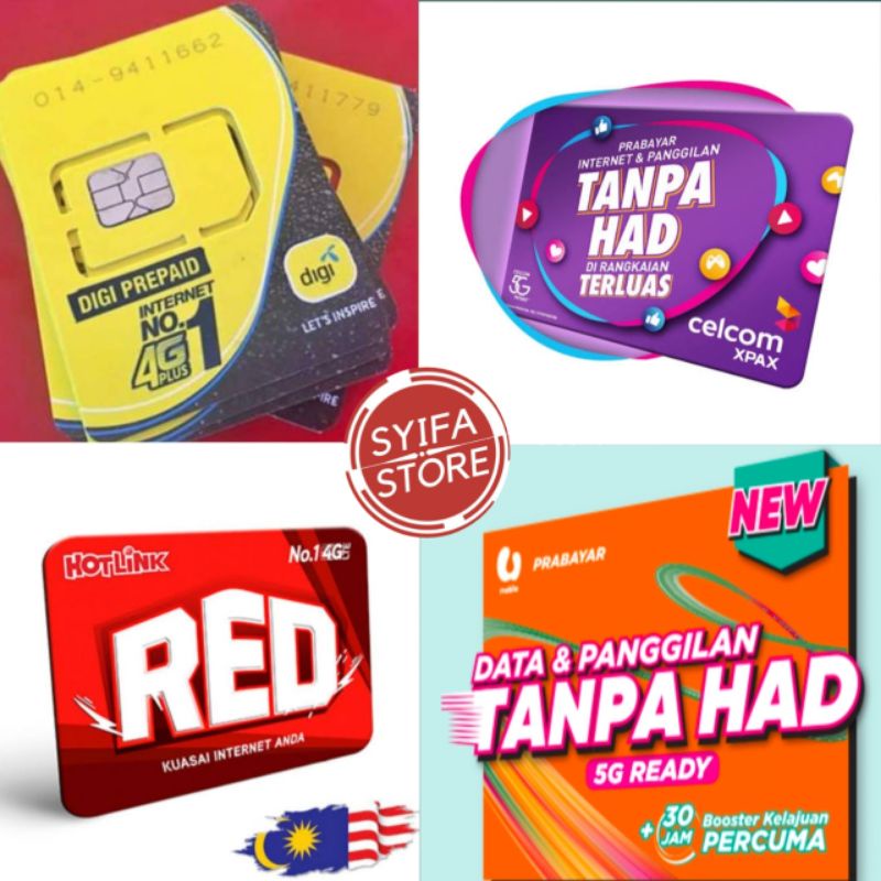 Jual SIMkad perdana Malaysia Digi,Maxis/hotlink, umobile dan celcom ...