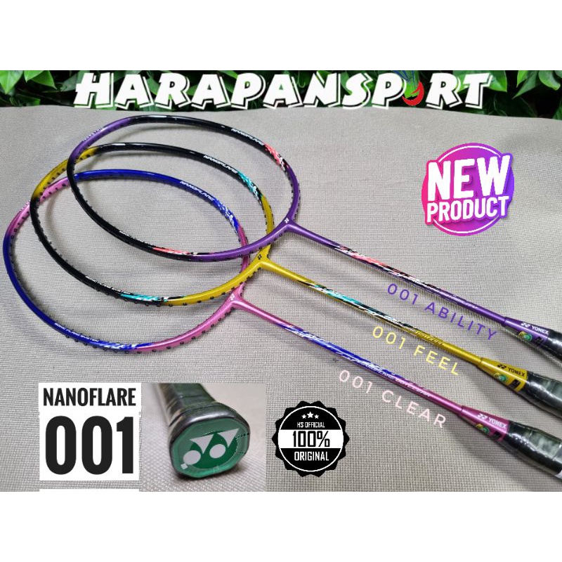 Jual RAKET BADMINTON YONEX NANOFLARE 001 CLEAR FEEL ABILITY ORIGINAL 100% | Shopee Indonesia