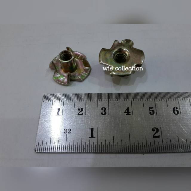 Jual TEE NUT 6MM / MUR CAKAR 6MM / MUR CAKRAM 6MM | Shopee Indonesia