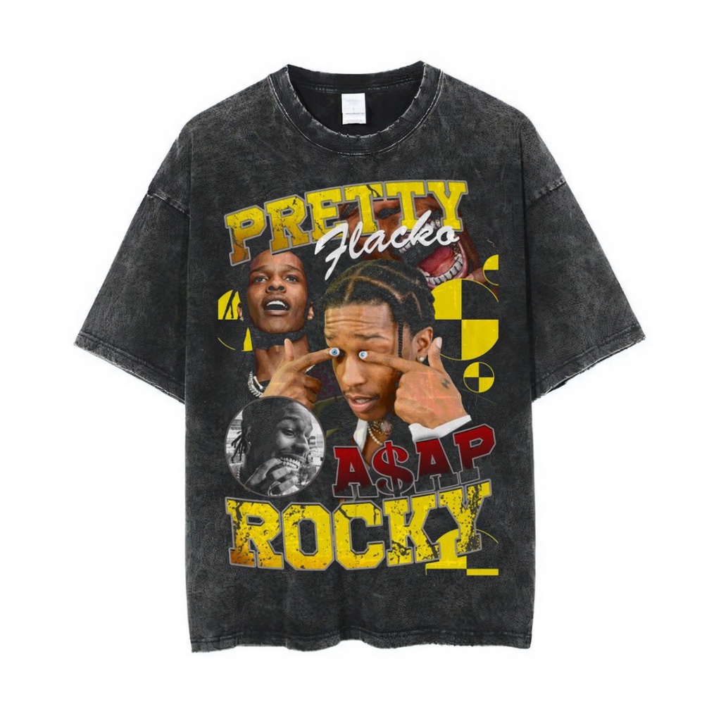 Jual Psycho Crucify "Pretty Flacko Asap Rocky" Oversized T-Shirt ...
