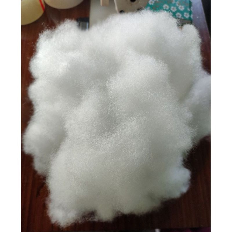 Jual Dakron/Dacron/Kapas Silikon Grade A+ Isian bantal isi 100 gram (0. ...