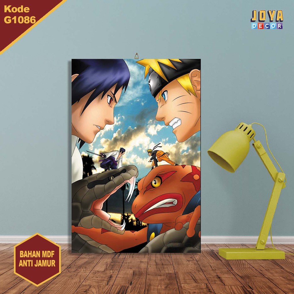 Jual Poster Kayu Hiasan Dinding Dekorasi Dinding Wall Decor Naruto ...