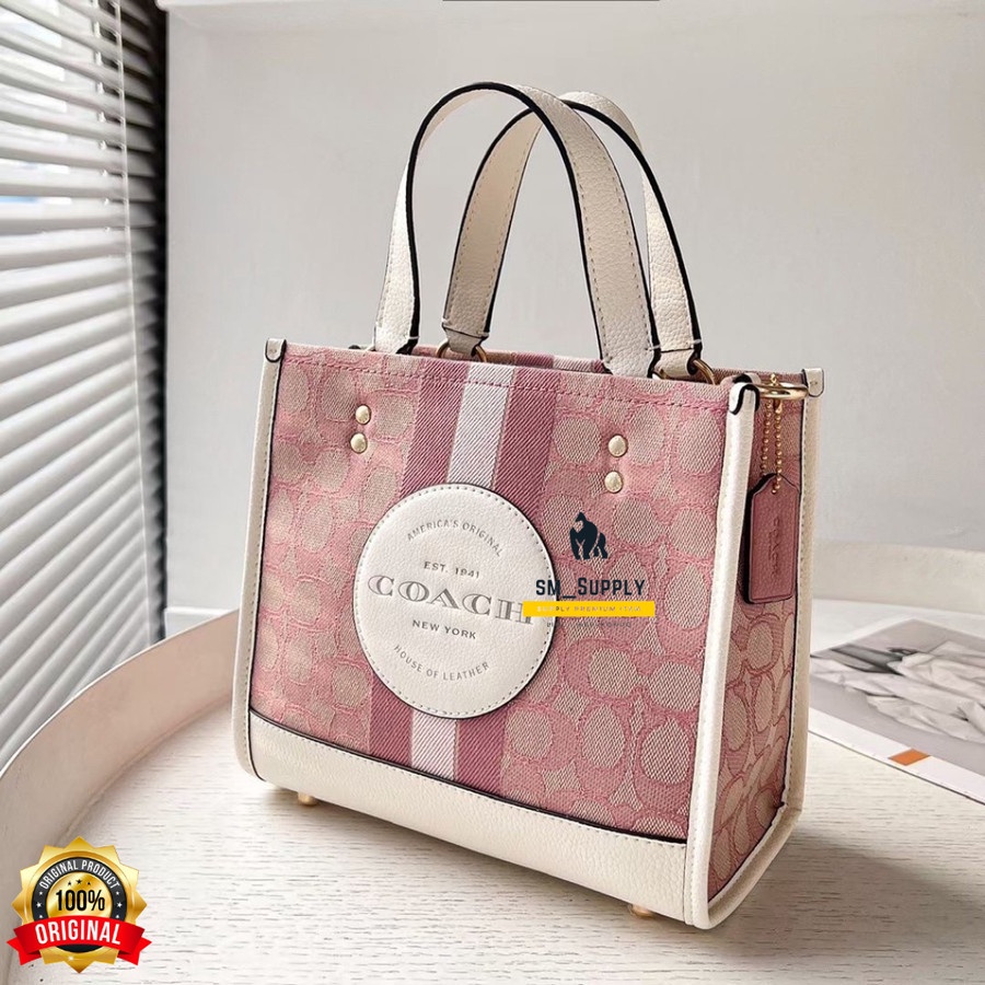 Jual TAS COACH WANITA DEMPSEY CANVAS FIELD TOTE 22 VERTICAL SMALL 5115 ...