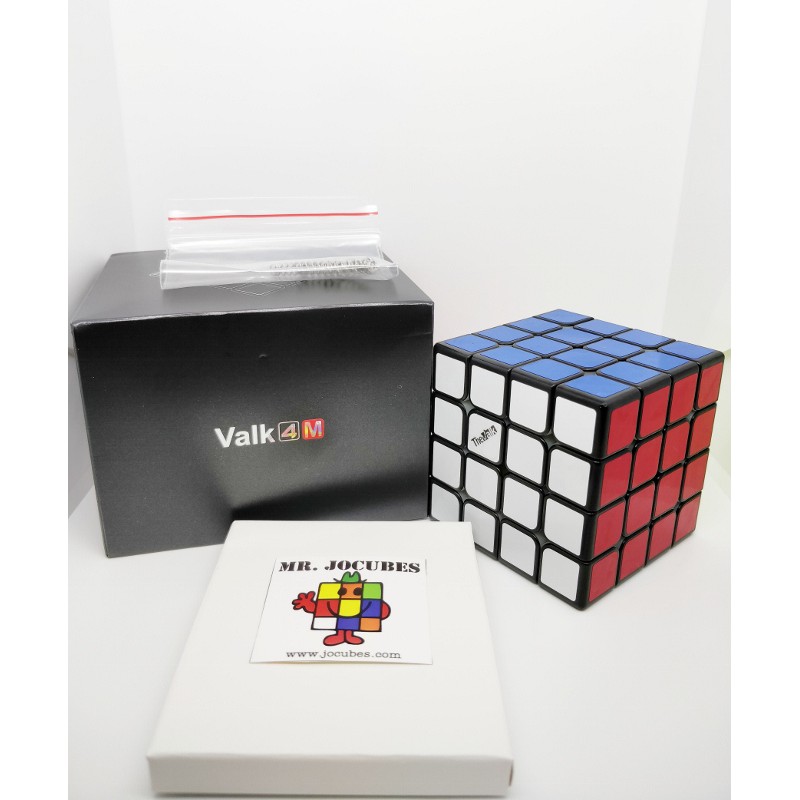 Jual Rubik 4x4 Qiyi The Valk 4M Magnetic Black / Stickerless Red ...