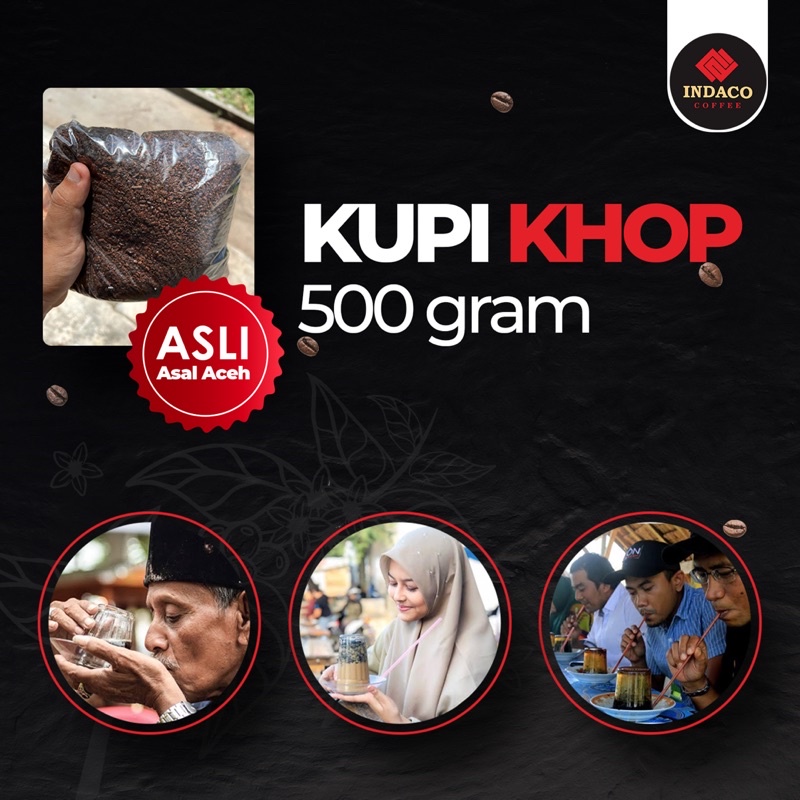 Jual KOPI KHOP ASLI KOPI ACEH BARAT 500 gram | Shopee Indonesia