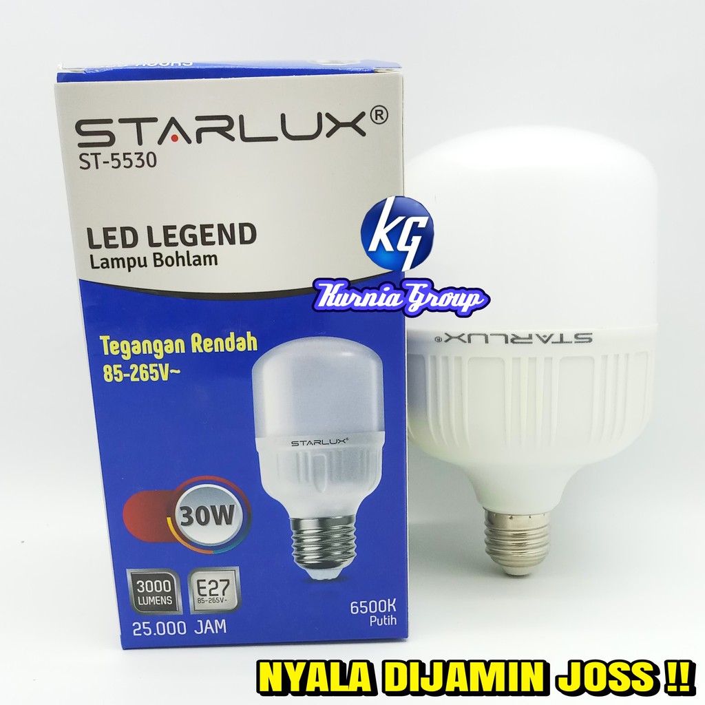 Jual LAMPU LED 30W STARLUX LEGEND PREMIUM CAPSUL SUPER TERANG BOHLAM 30 WATT LED KAPSUL JUMBO ...