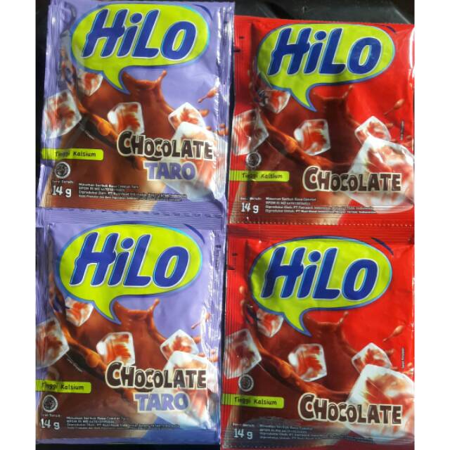 Jual Hilo Chocolate Taro & Chocolate 14g 10 Sachet | Shopee Indonesia