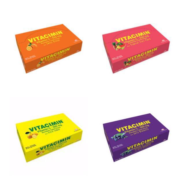 Jual Vitacimin / Vicee Strip (2 tablet) / Vitamin C Lemon /Jeruk ...