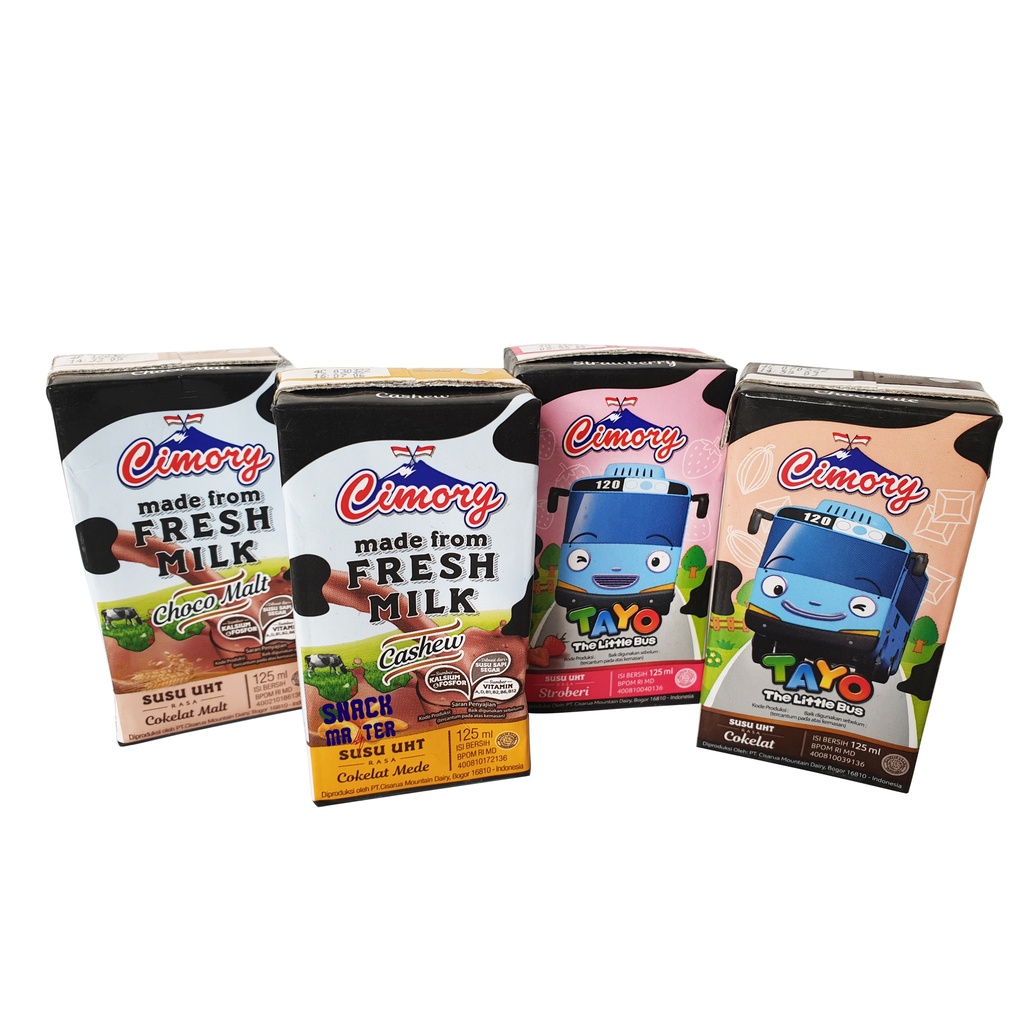 Jual Cimory Fresh Milk UHT Kotak RTD - Netto 125 mL | Shopee Indonesia