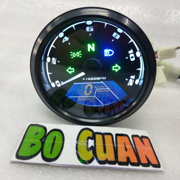 Jual Speedometer bulat digital spido spidometer speedo newtek | Shopee ...