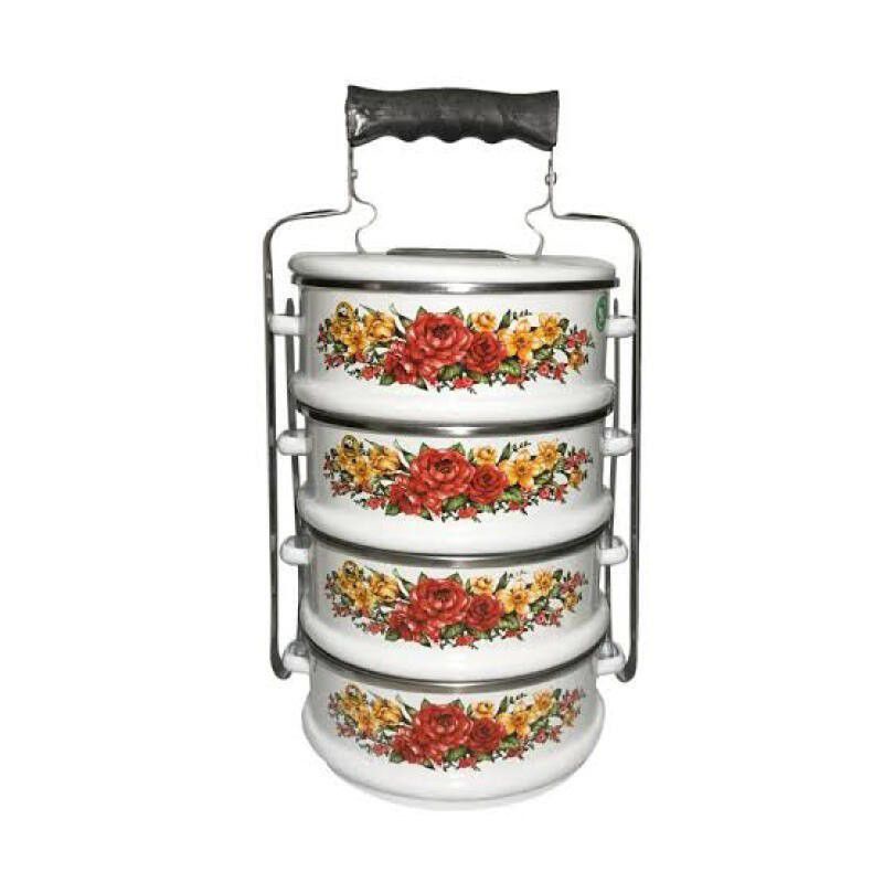 Jual Rantang Enamel Susun 4 Maspion / Rantang Panda / Rantang 16 CM ...