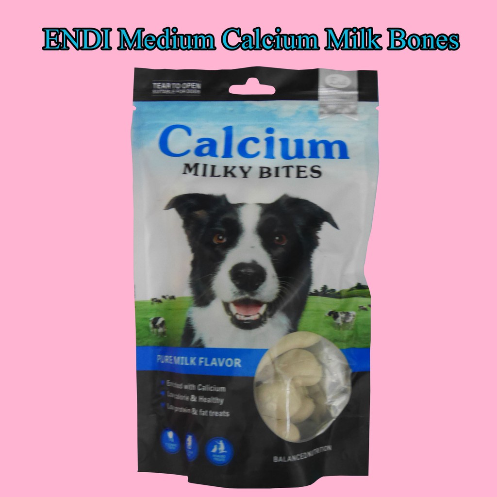Jual ENDI MEDIUM Calcium Milk Bones-260g / Snack Dog / Cemilan Anjing ...