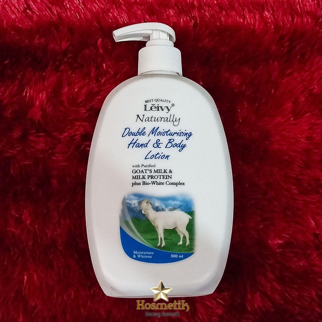 Jual Leivy Naturally double moisturising Hand and body lotion 500ml ...