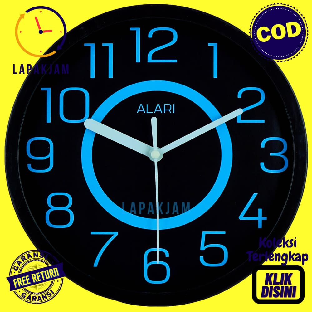 Jual Jam Dinding Quartz Hiasan Dinding Minimalis Unik Besar Alari ...