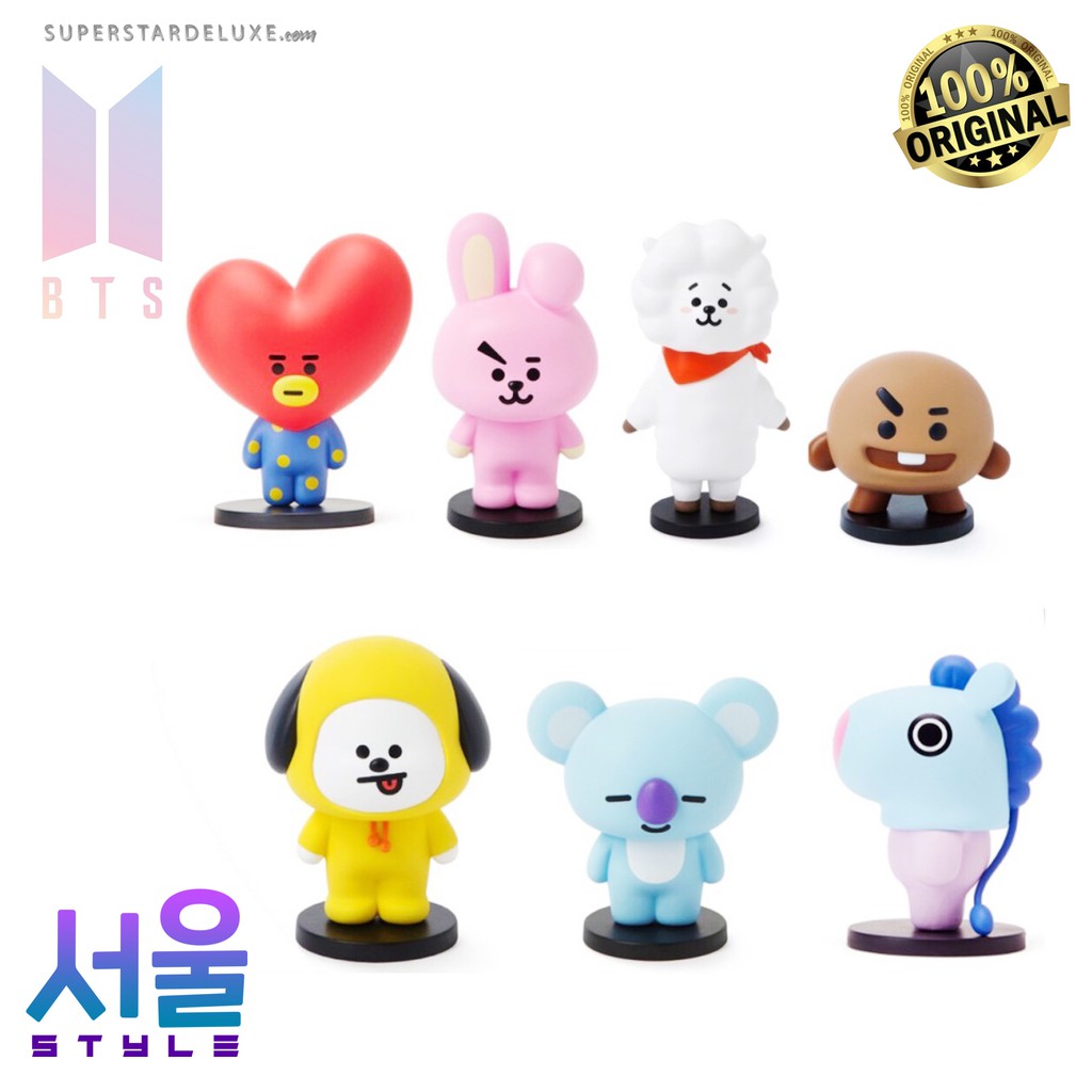 Jual BTS Action Figure PREMIUM - BT21 Army Bangtan Boys Topper Cake Model | Shopee Indonesia