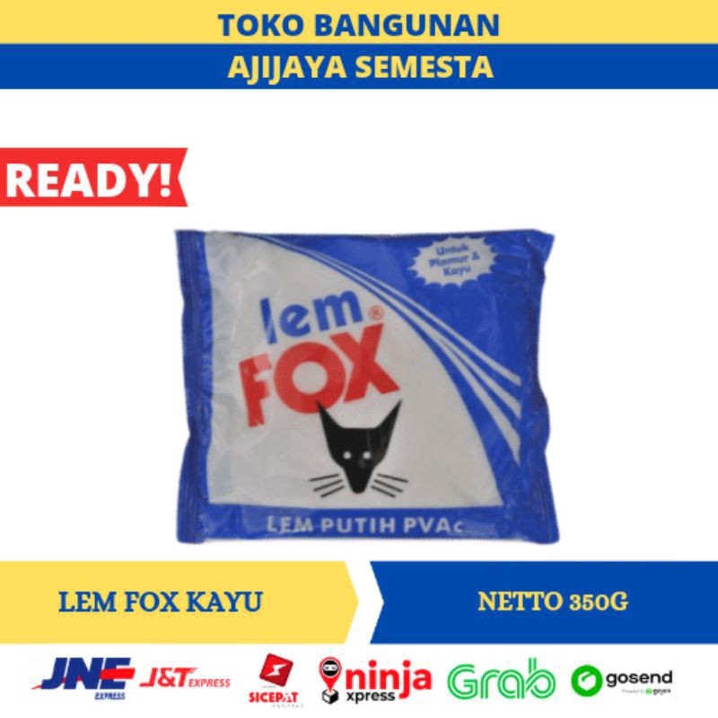 Jual Lem Fox Kayu 350gram Putih Perekat | Shopee Indonesia