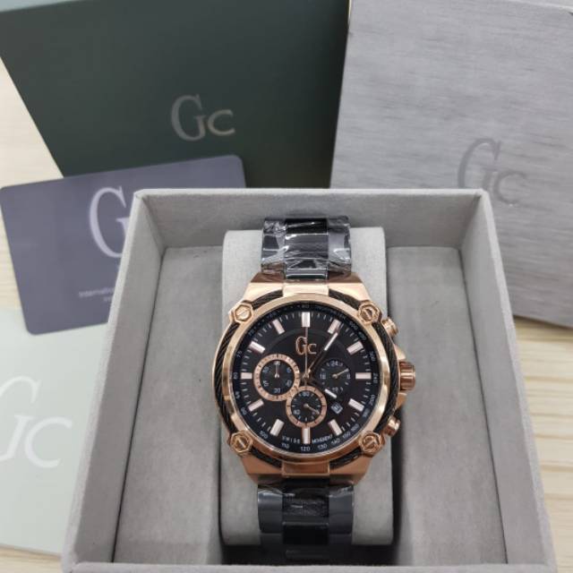 Jual JAM TANGAN GC Y2400 ORIGINAL CHRONOGRAPH PLUS BOX ORI | Shopee ...