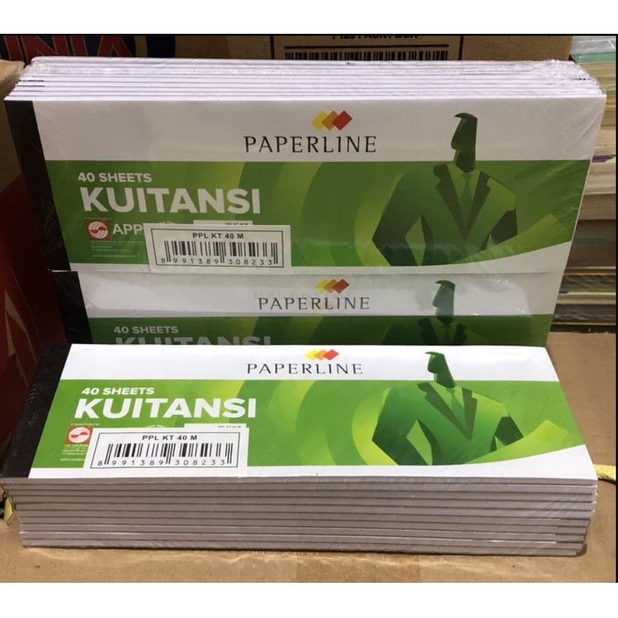Jual Buku Kwitansi / Kuitansi Paperline Hijau Kecil - KT 40 M | Shopee Indonesia